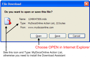 My Docs Online FAQ » MDO file – what is it and what do I do with it?